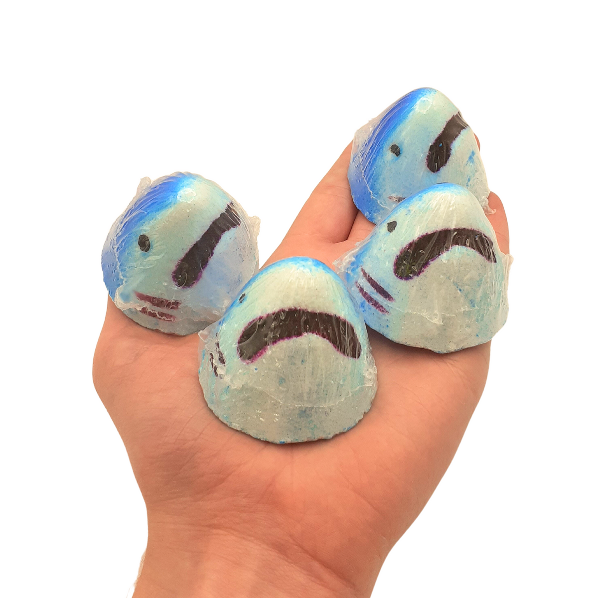 4 Mini Shark Attack Bath Bomb Bites – Tubs Bath Bombs